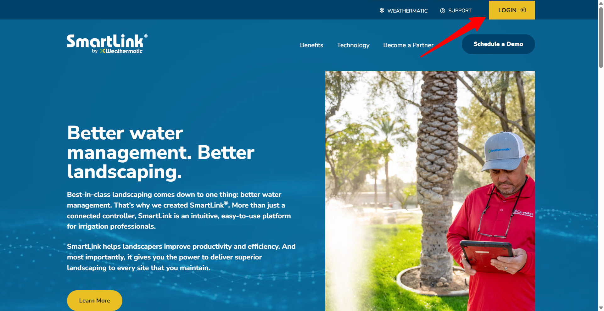 Adding a Site to Your SmartLink Portfolio - Weathermatic
